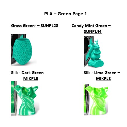 PLA – Plain Colors