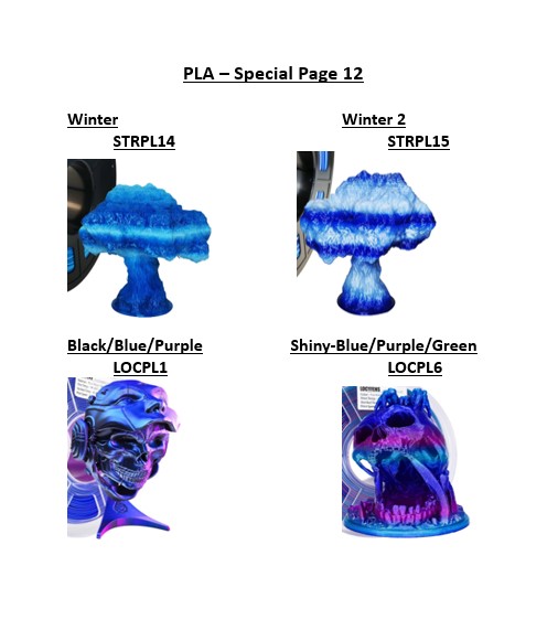PLA – Special Colors Page 10-18