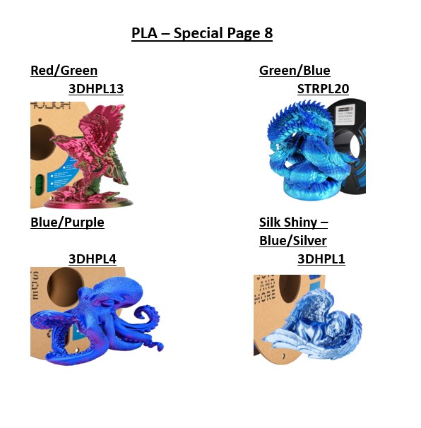 PLA – Special Colors Page 1-9