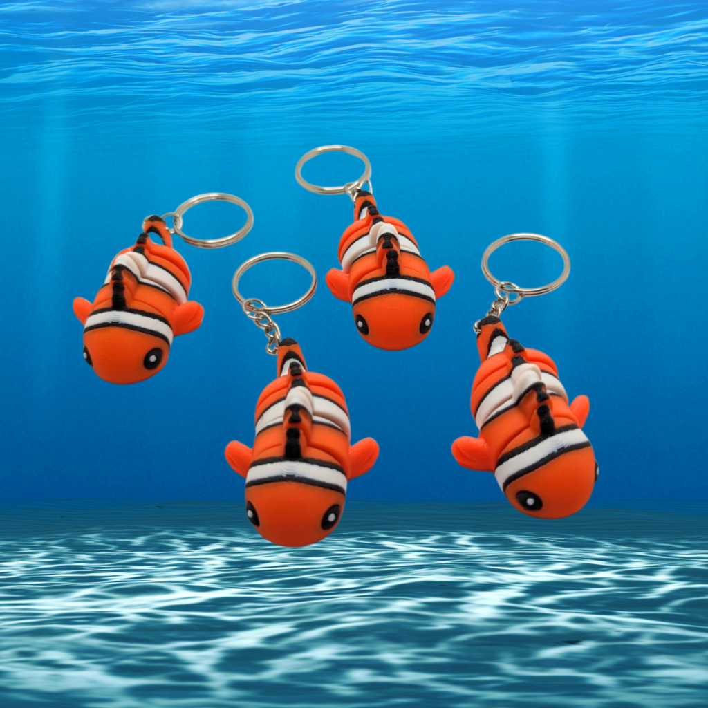 Clownfish Keychain