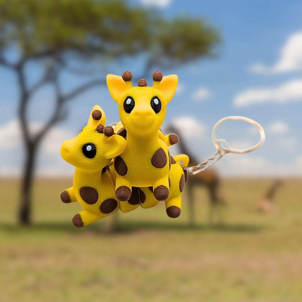 Giraffe Keychain